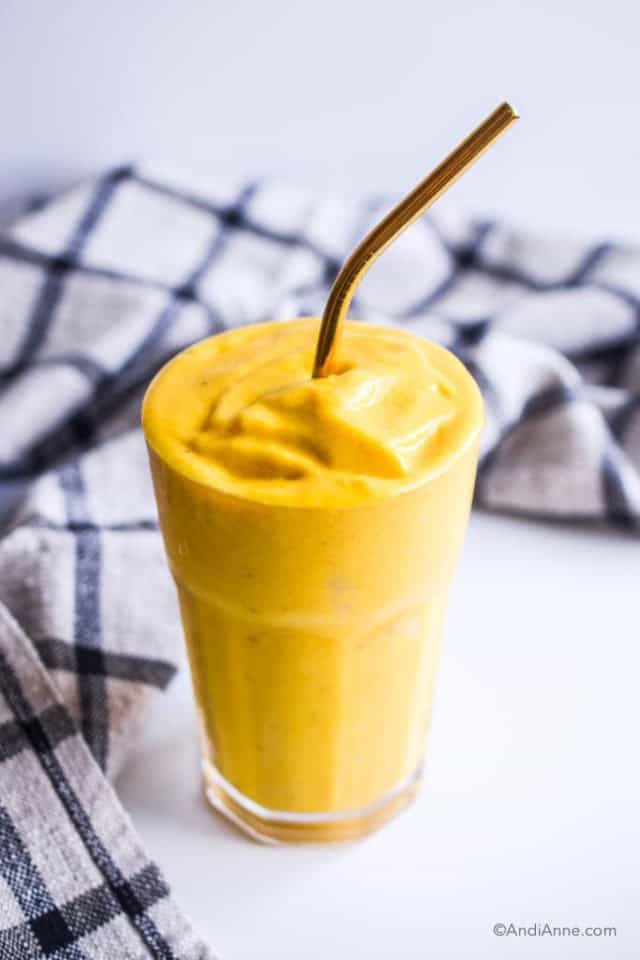 Mango Turmeric Ginger Smoothie - Easy Breakfast or Snack Idea