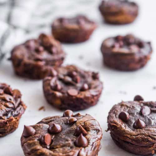 Flourless Banana Chocolate Muffins (Gluten Free, No Dairy, Nut Free)