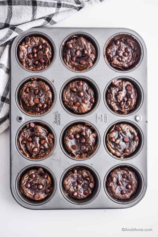 Flourless Banana Chocolate Muffins (Gluten Free, No Dairy, Nut Free)