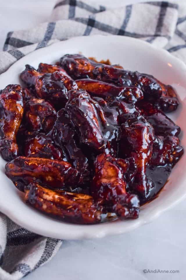 Balsamic Glazed Chicken Wings - Easy To Make and Super Saucy