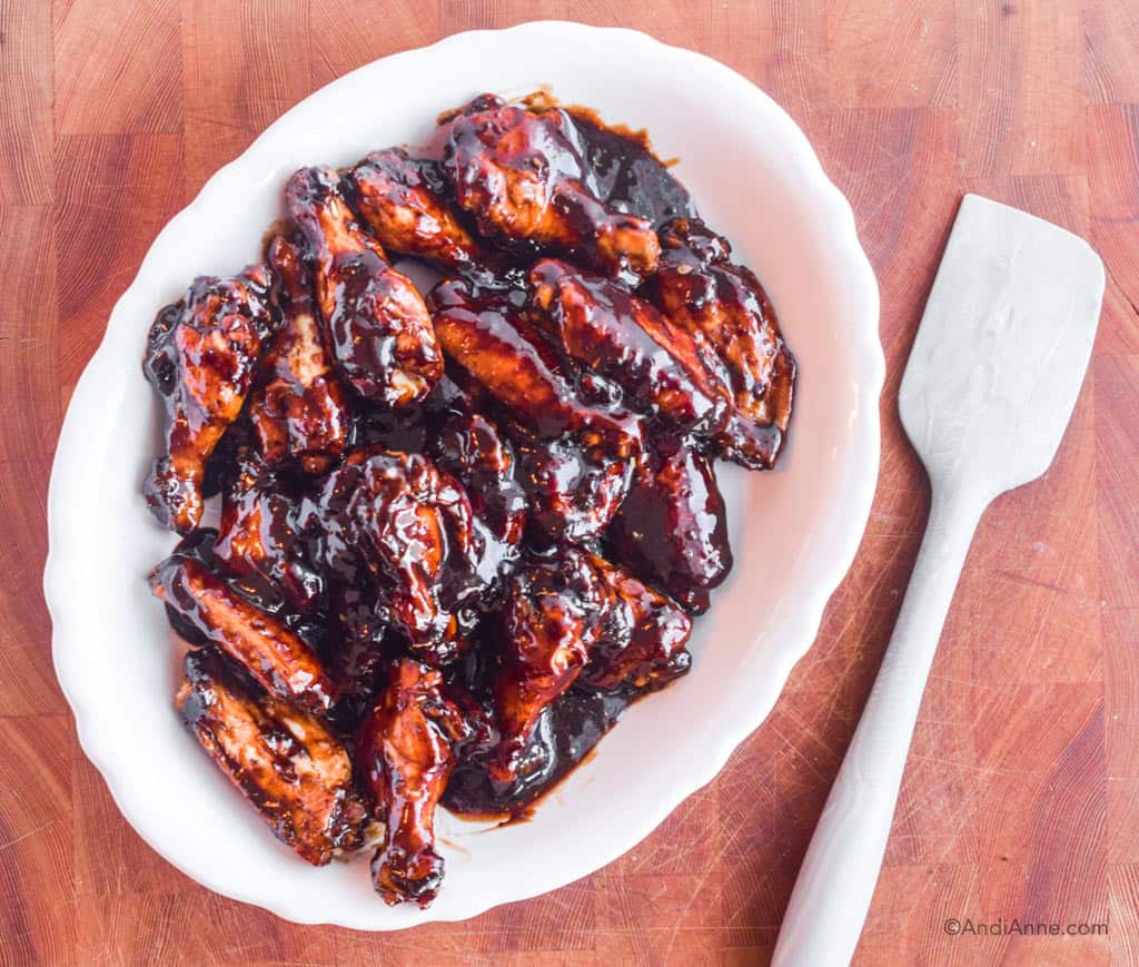 Balsamic Glazed Chicken Wings - Easy To Make and Super Saucy