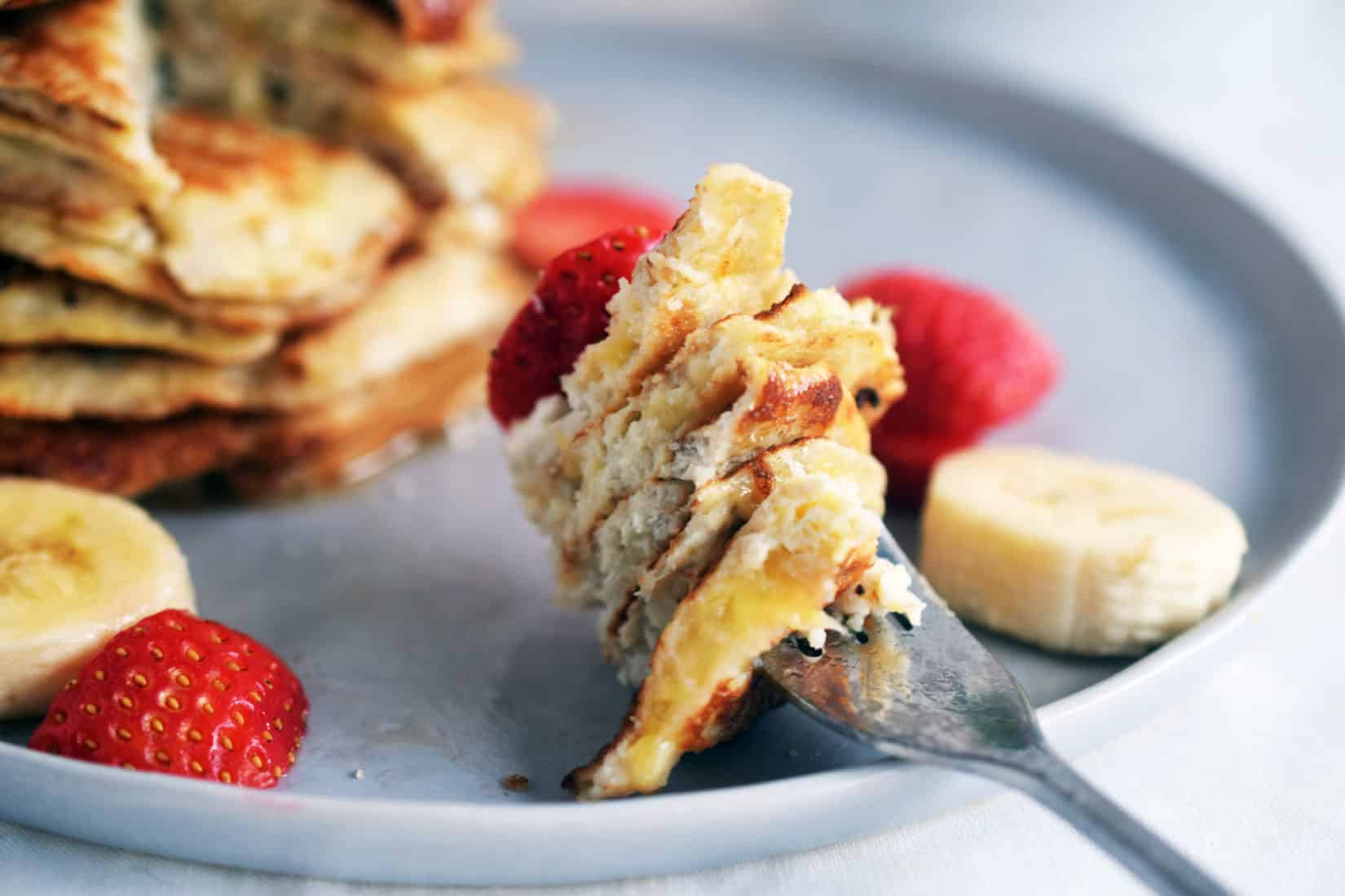 Two-Ingredient Banana Pancakes - Andi Anne