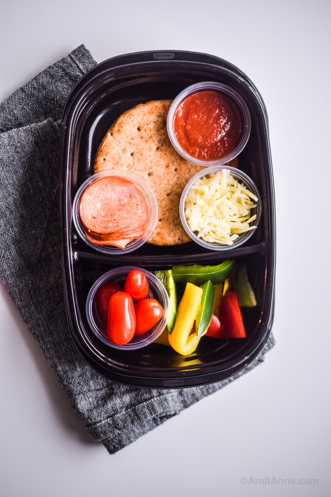 Homemade Pizza Lunchables For Easy Kids Lunches and School Snacks