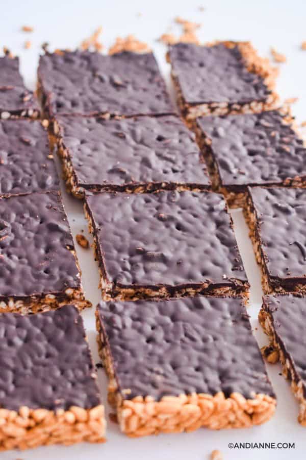 Chocolate Puffed Rice Squares - Quick, Fast and Healthy!
