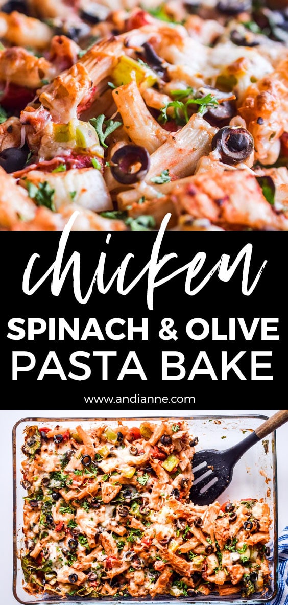Chicken Olive Pasta Bake | Easy Healthy Recipe For a Hungry Family