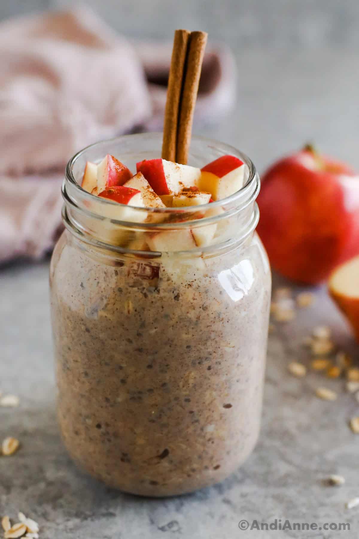 Apple Cinnamon Overnight Oats
