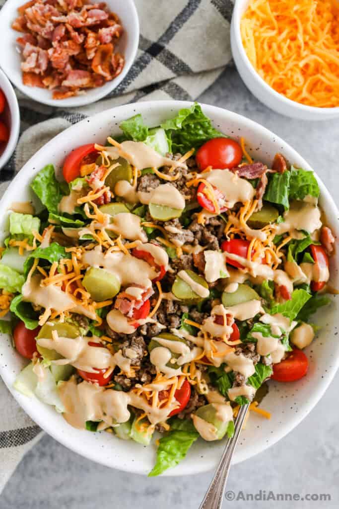 Burger Salad Bowl
