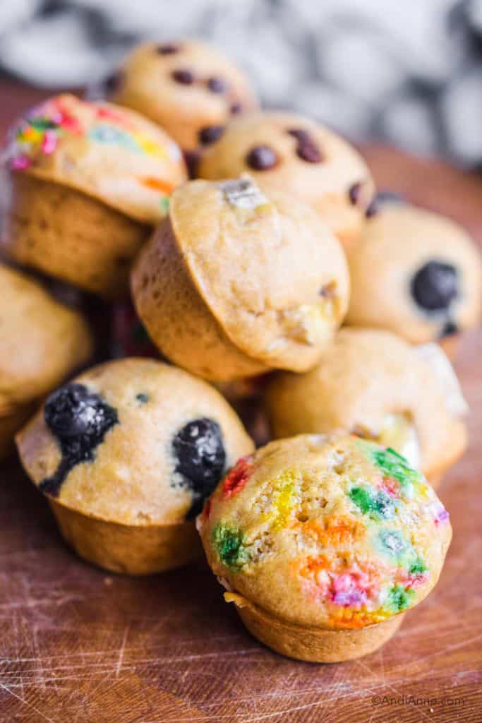 Pancake Mini Muffins - Loads Of Fun Flavor Toppings To Try