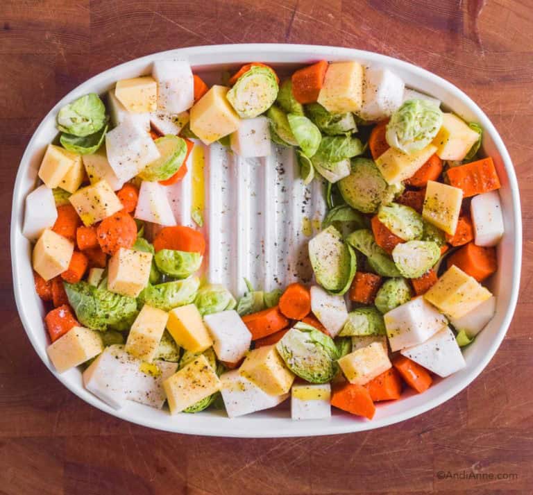 Roasted Chicken With Root Vegetables - Andi Anne