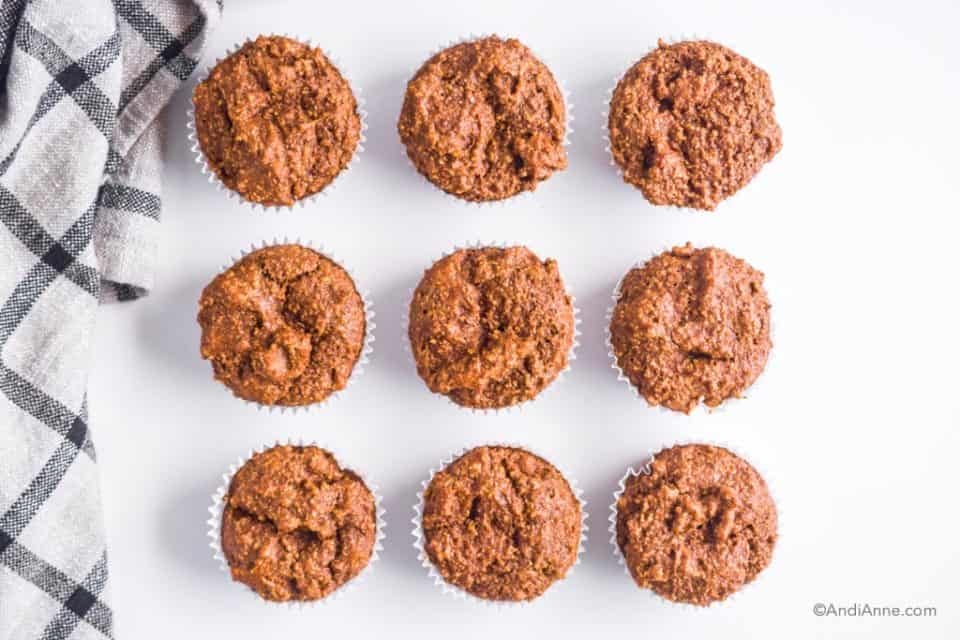 Flaxseed Muffins (Gluten-free, Nut-free, No Refined Sugar)