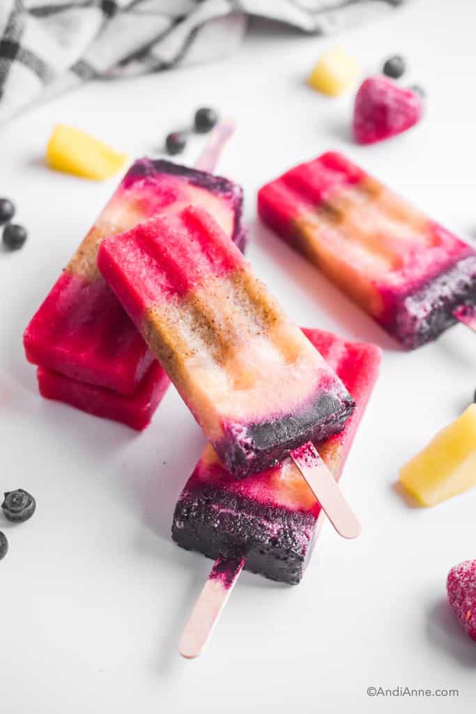 Real Fruit Popsicles (Rainbow, All-Natural, The Perfect Summer Treat)