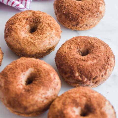 Cinnamon Sugar Baked Donuts - Fluffy, Cakey, Sweet and Delicious