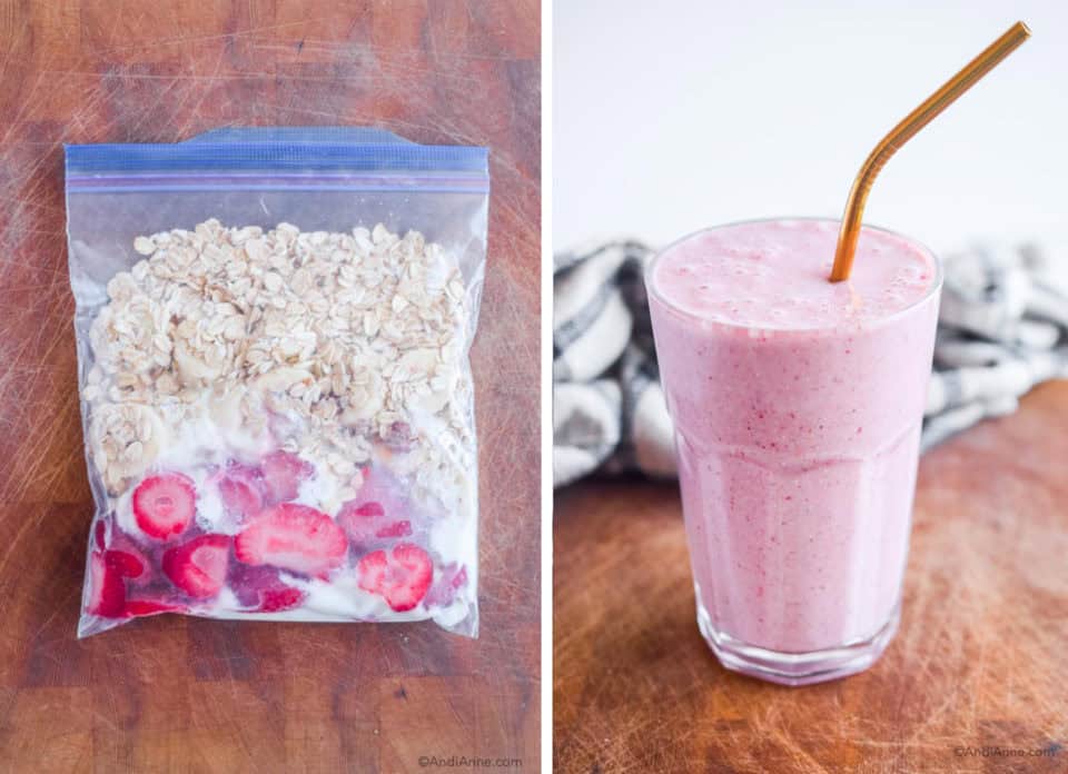 6 Healthy Smoothie Pack Recipes For Meal Prep Smoothies - AndiAnne