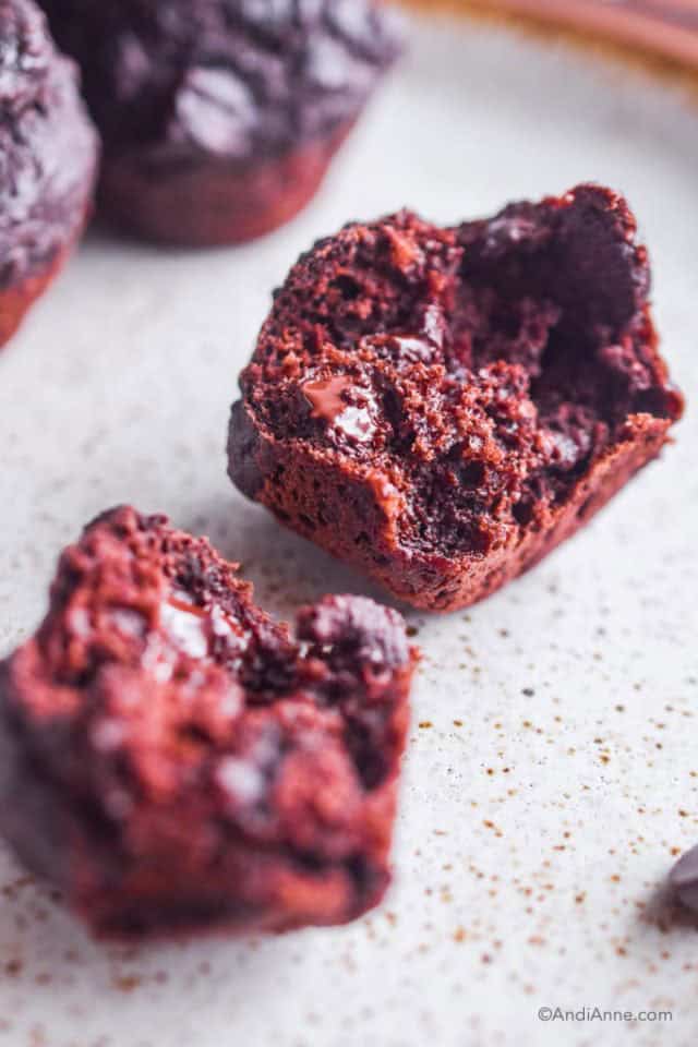 Chocolate Protein Mini Muffins - Andi Anne