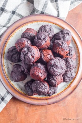 Chocolate Protein Mini Muffins - Andi Anne