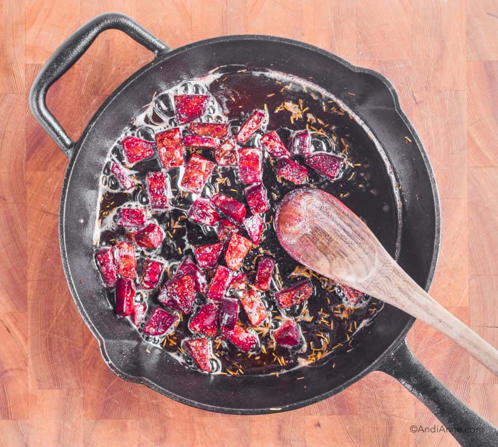 Beet Bacon Feta Salad With Easy Homemade Dressing