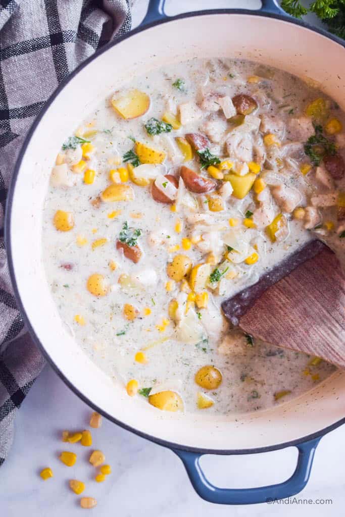 Easy Cod Potato Chowder Recipe (budget-friendly)
