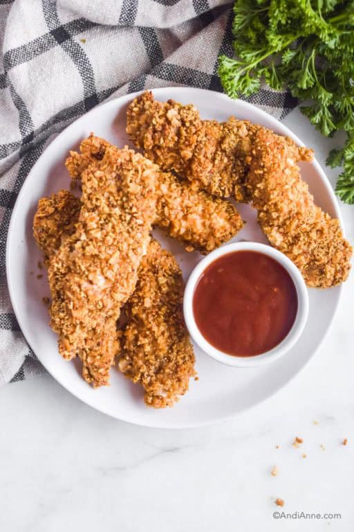 Tortilla Chip Chicken - Chicken Tenders Made With Tortilla Chips