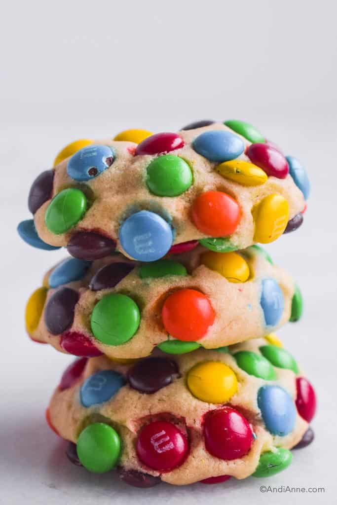 Mini M&Ms Cookies (Kid's Favorite Cookie)