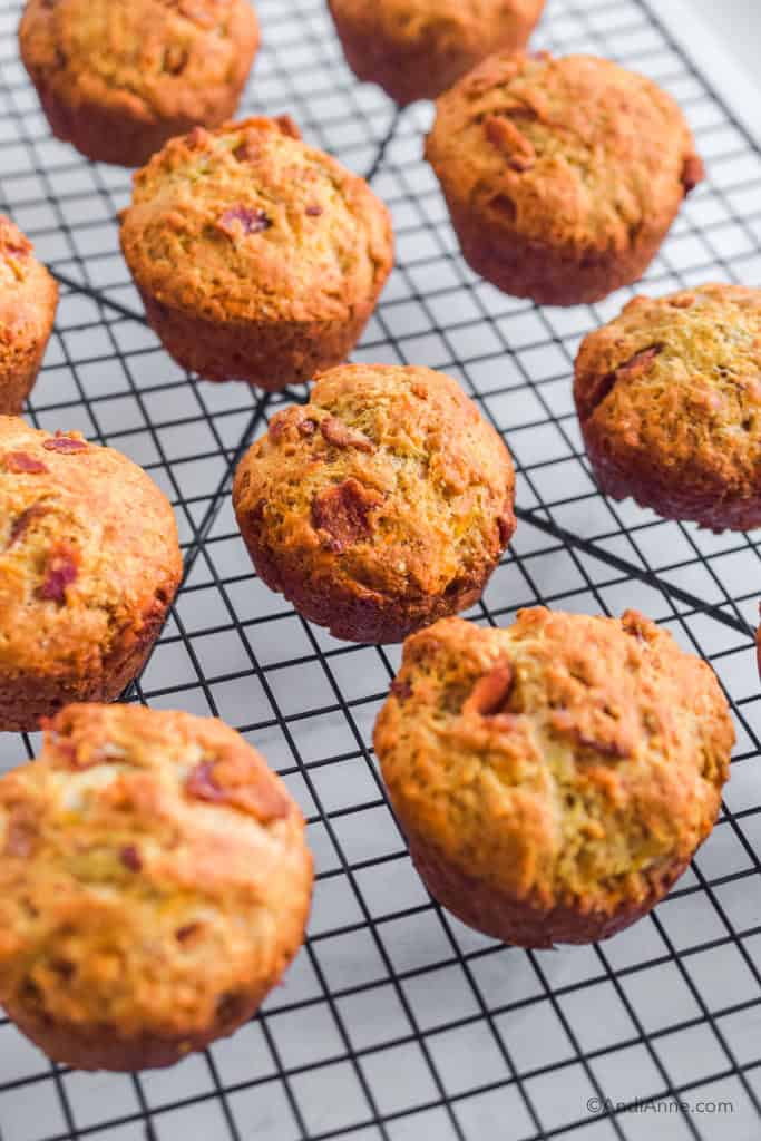 Bacon Cheese Muffin Biscuits - Sweet and Savory All In One