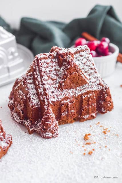 Gingerbread House Cake (Using Gingerbread House Duet Pan)