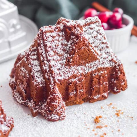 Gingerbread House Cake (Using Gingerbread House Duet Pan)