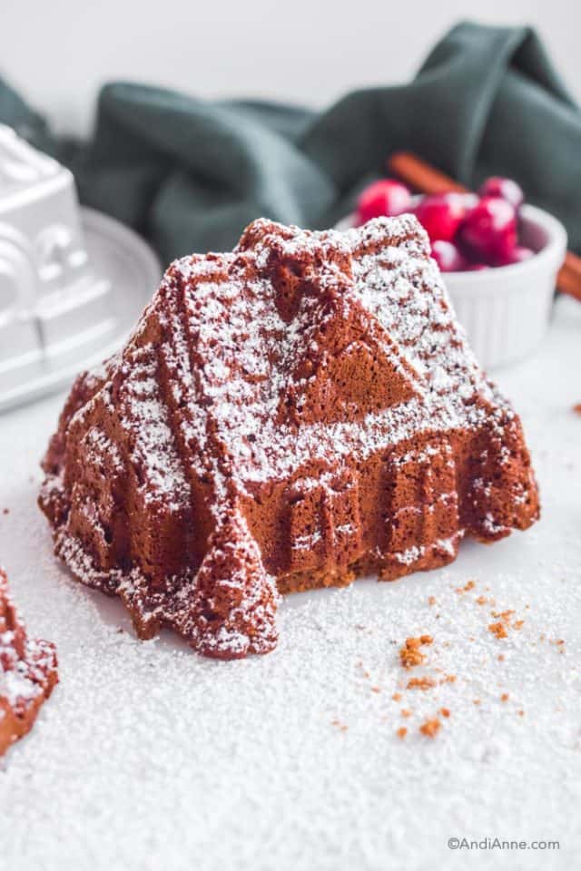 Gingerbread House Cake (Using Gingerbread House Duet Pan)