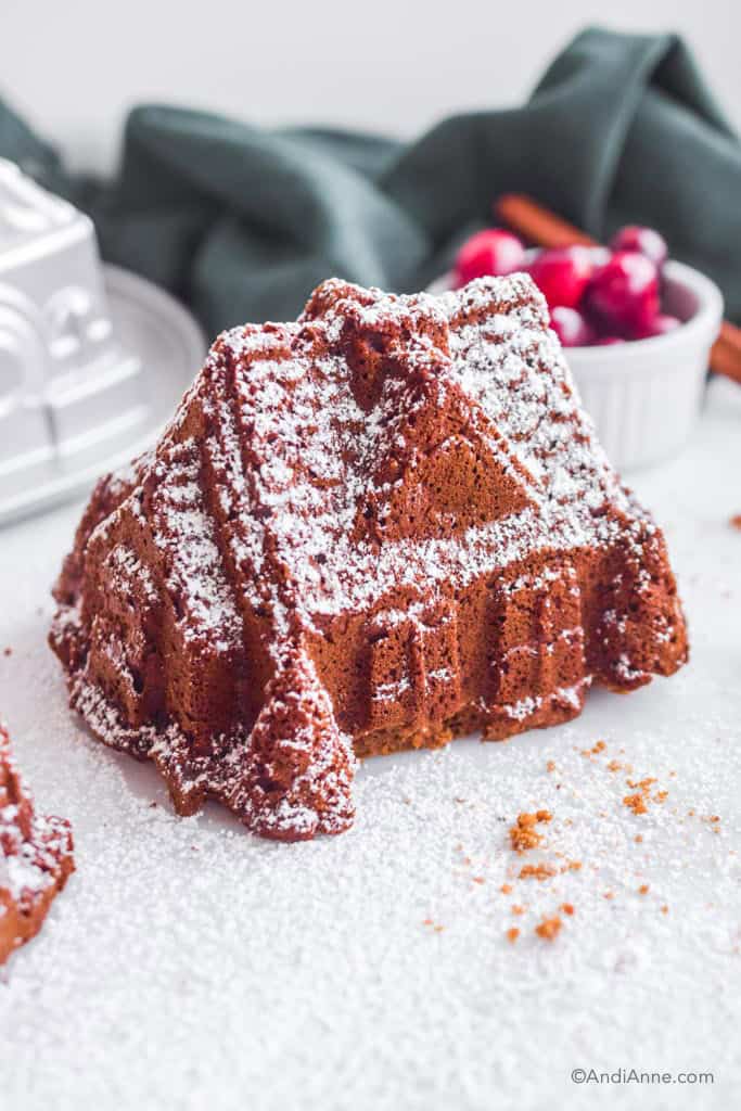 Gingerbread House Cake (Using Gingerbread House Duet Pan)