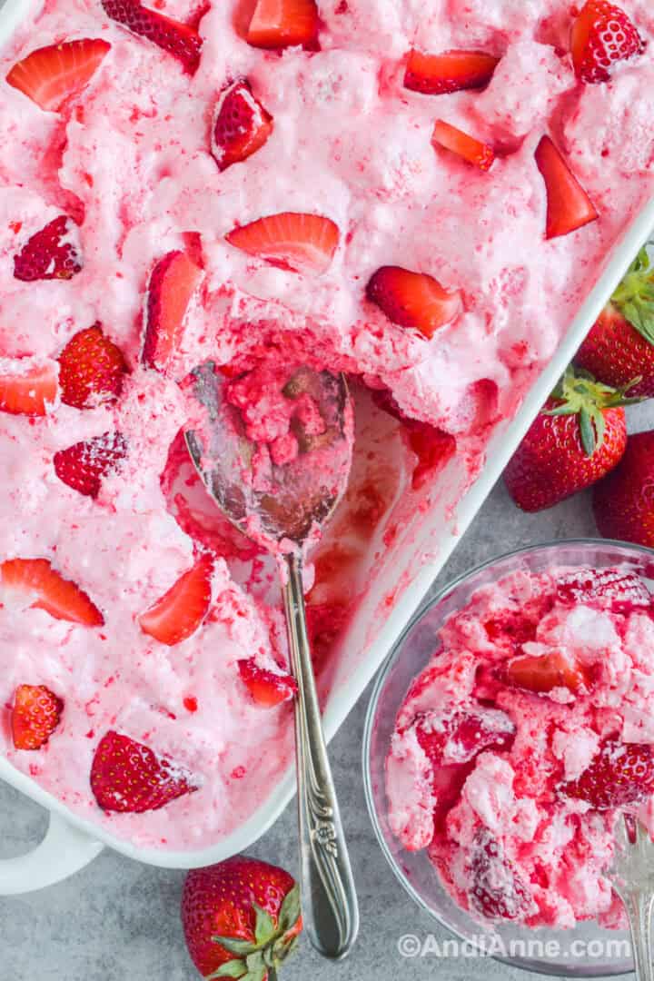 Strawberry Angel Food Cake Dessert