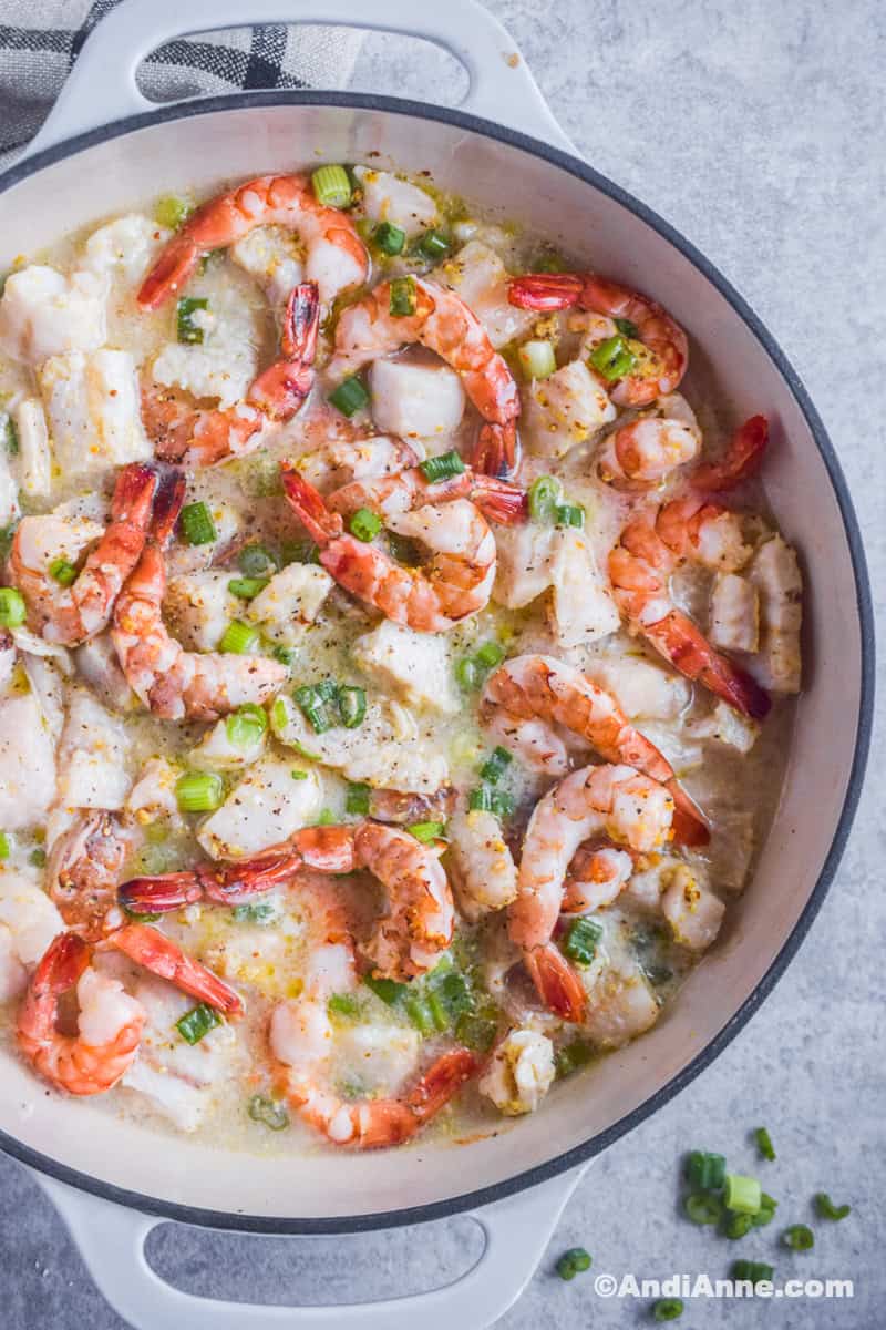 Easiest Cod and Shrimp Recipe