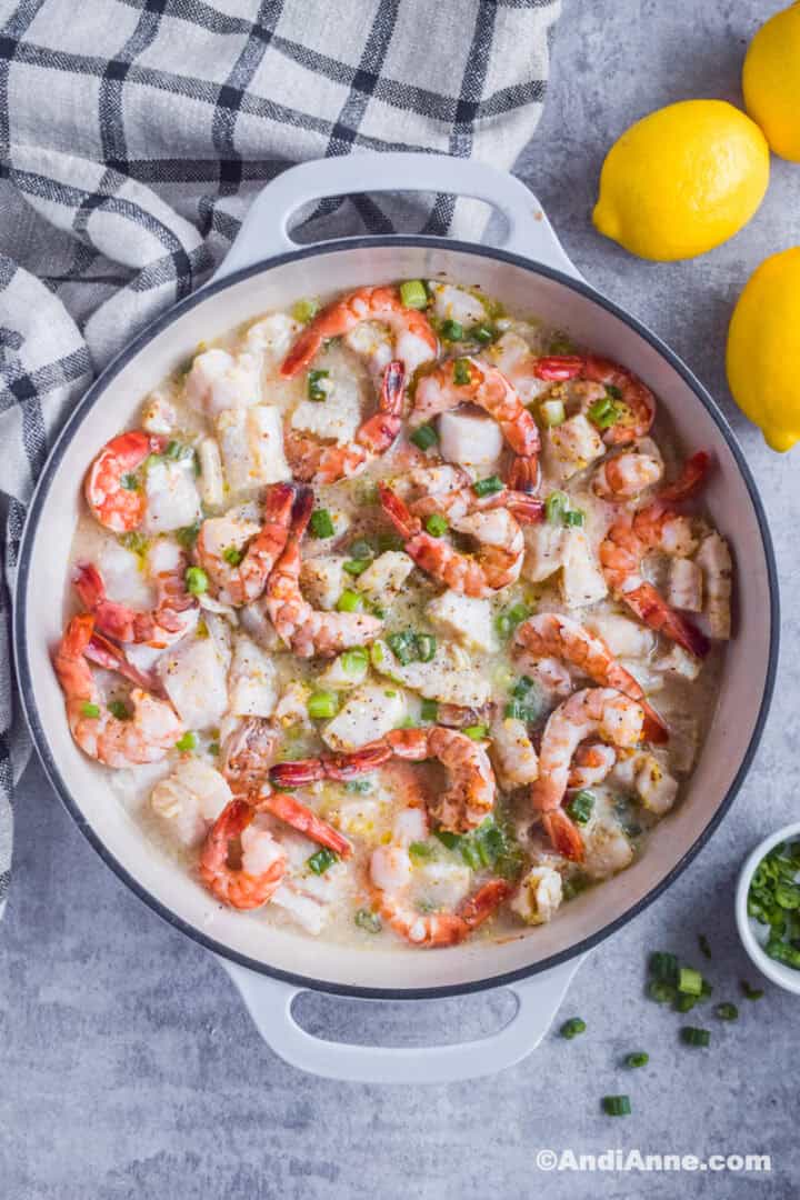 Easiest Cod and Shrimp Recipe
