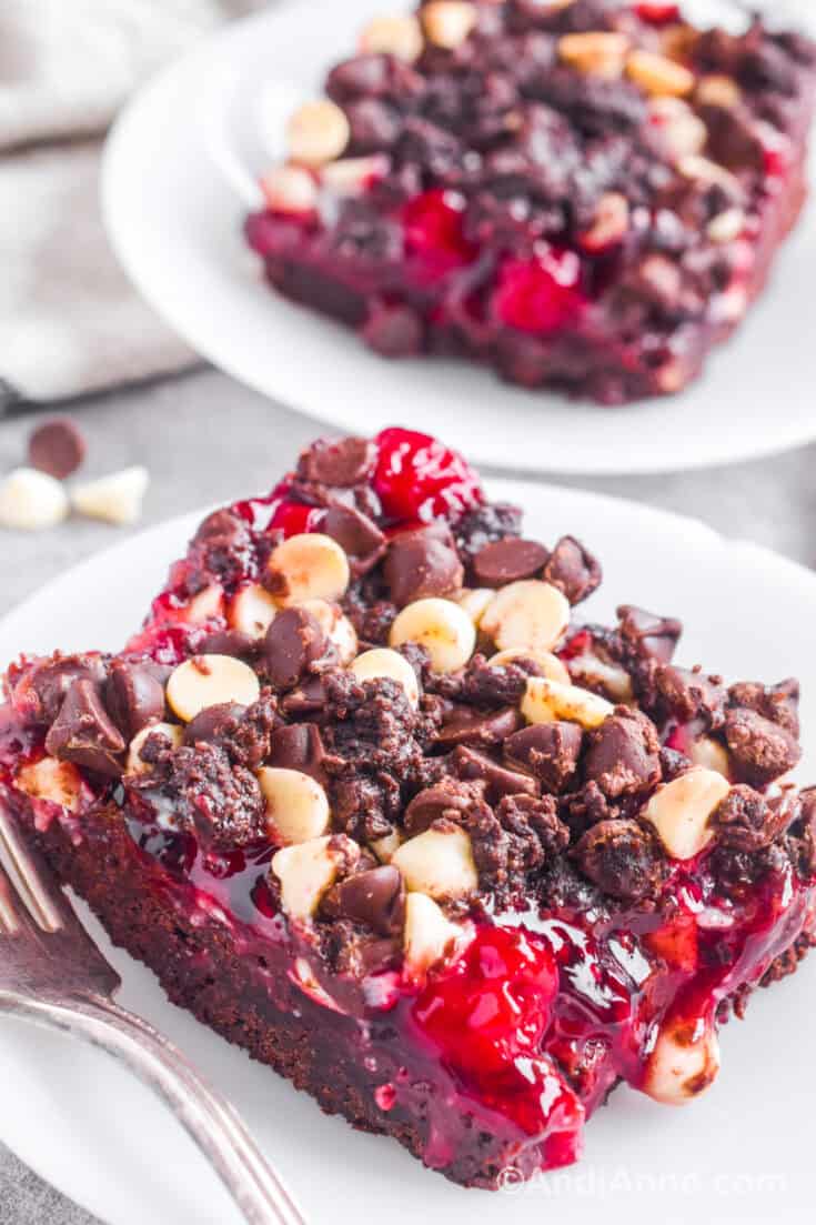 Chocolate Cookie Cherry Bars (Easy Recipe)