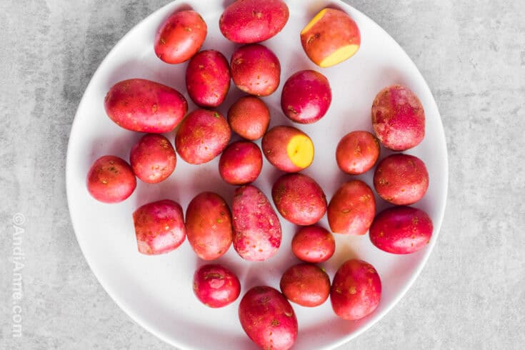 How To Microwave Potatoes - Andi Anne
