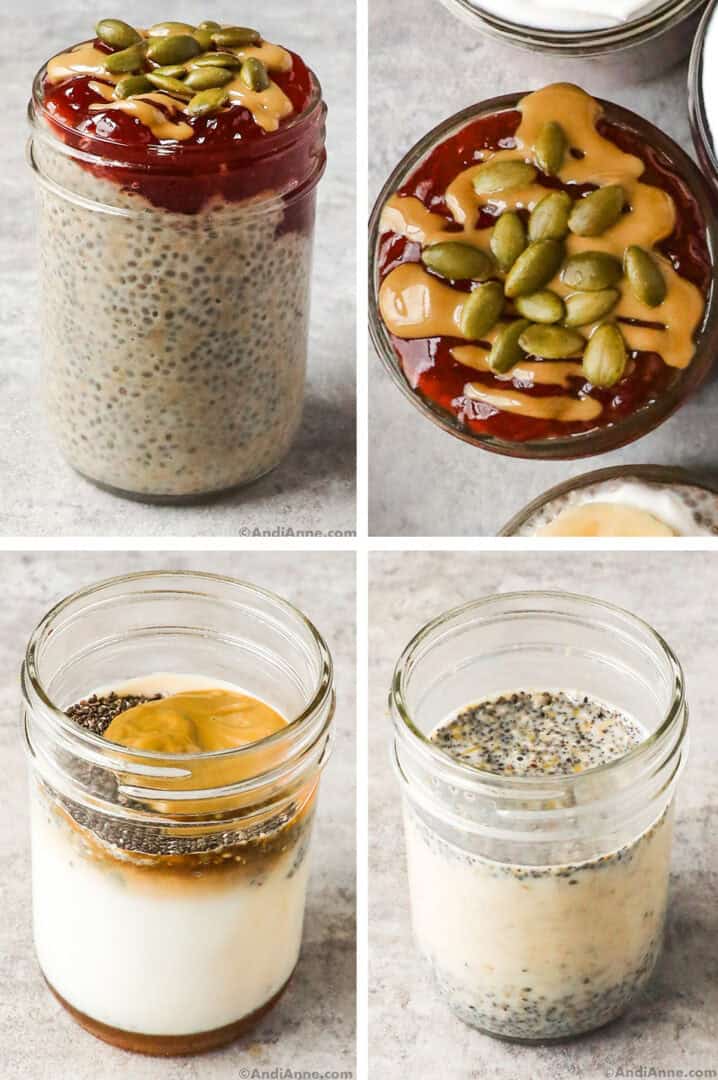 Easy Chia Pudding Recipe (6 Flavors + Meal Prep Tips)