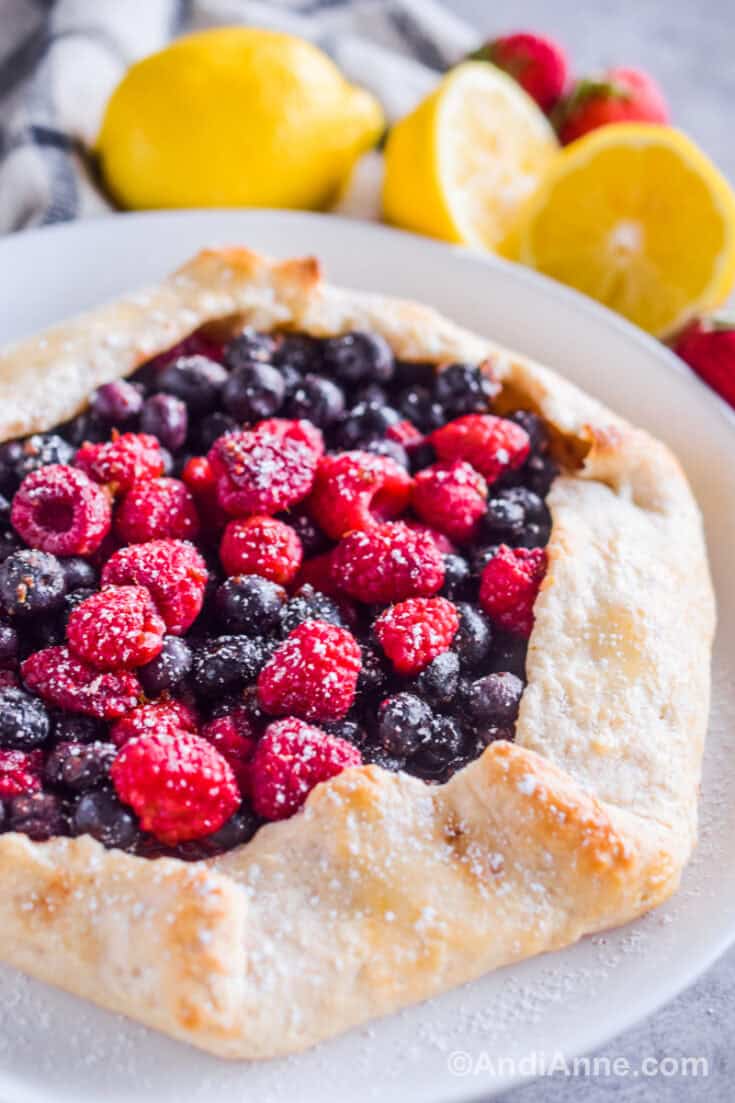 Berry Fold Over Pie (Galette)