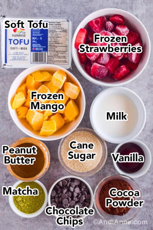 Tofu Ice Cream With Six Flavors - AndiAnne