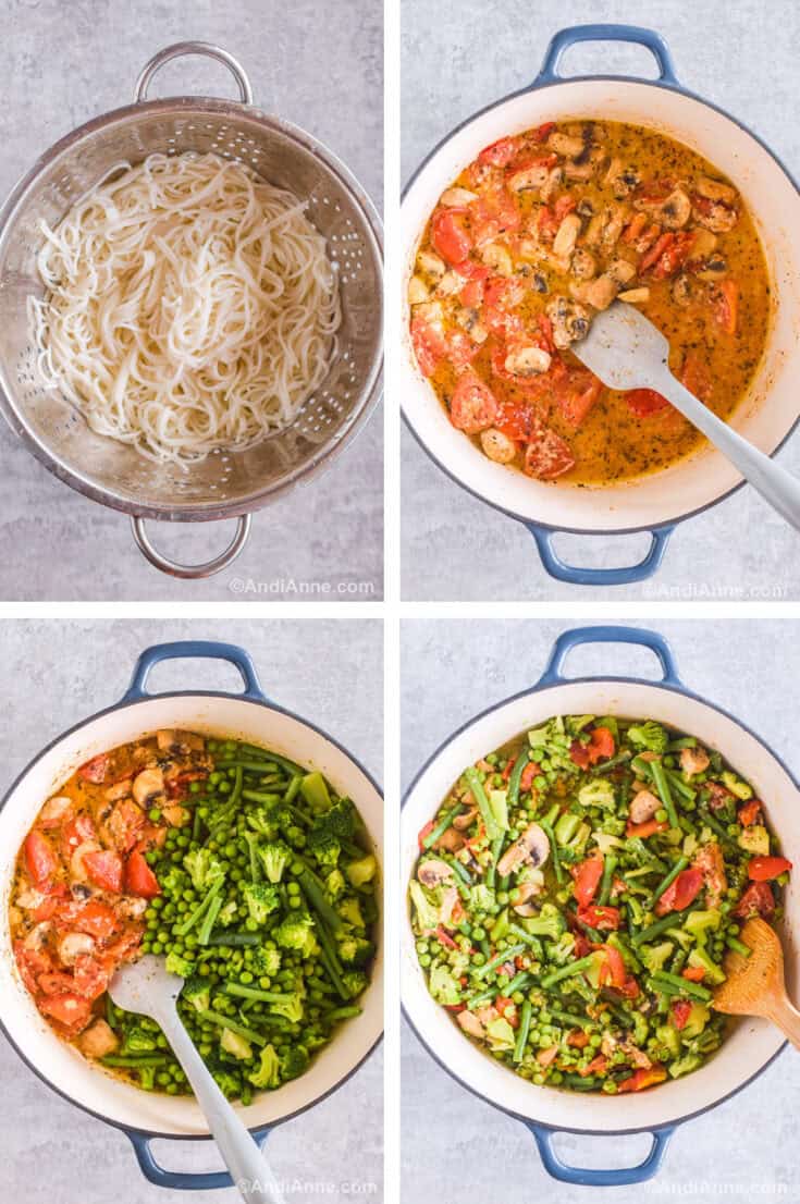 Vegetable Spaghetti Dinner