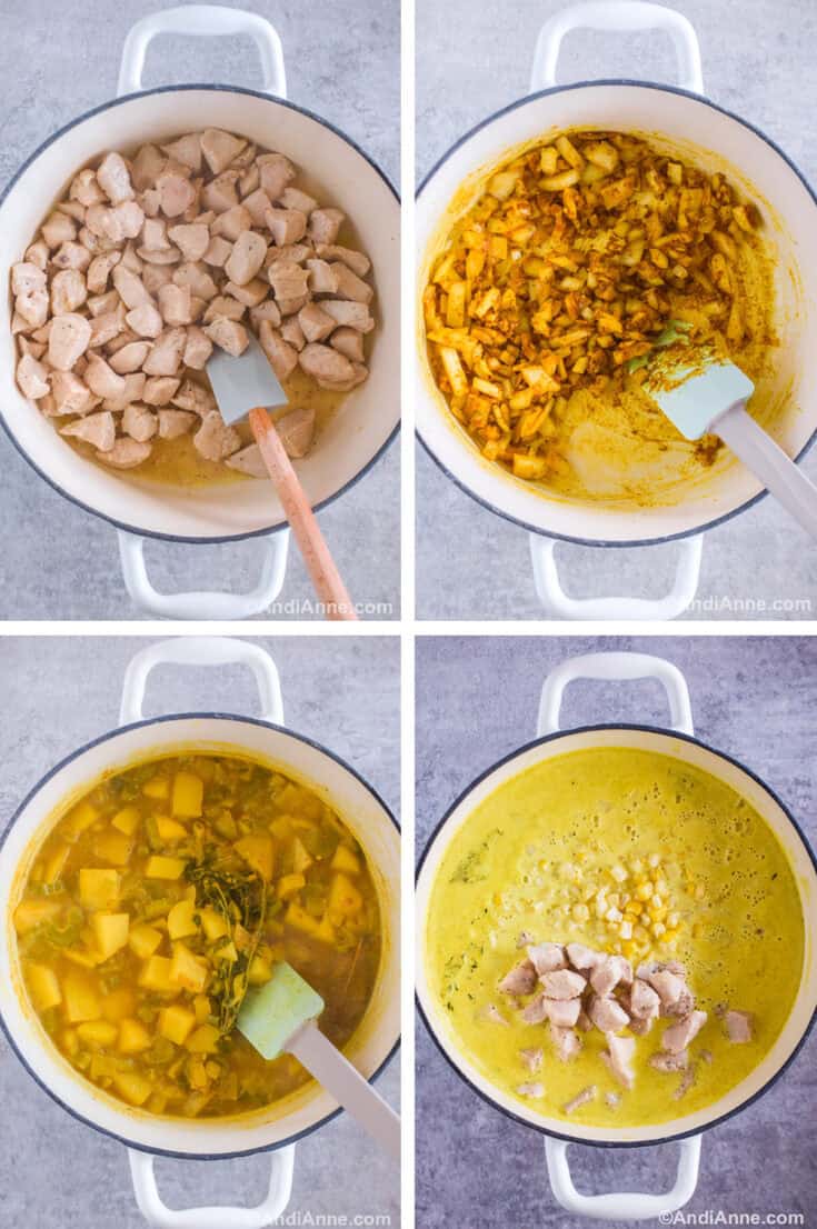 Curry Chicken Corn Chowder - AndiAnne