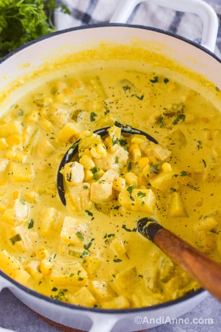 Curry Chicken Corn Chowder - AndiAnne