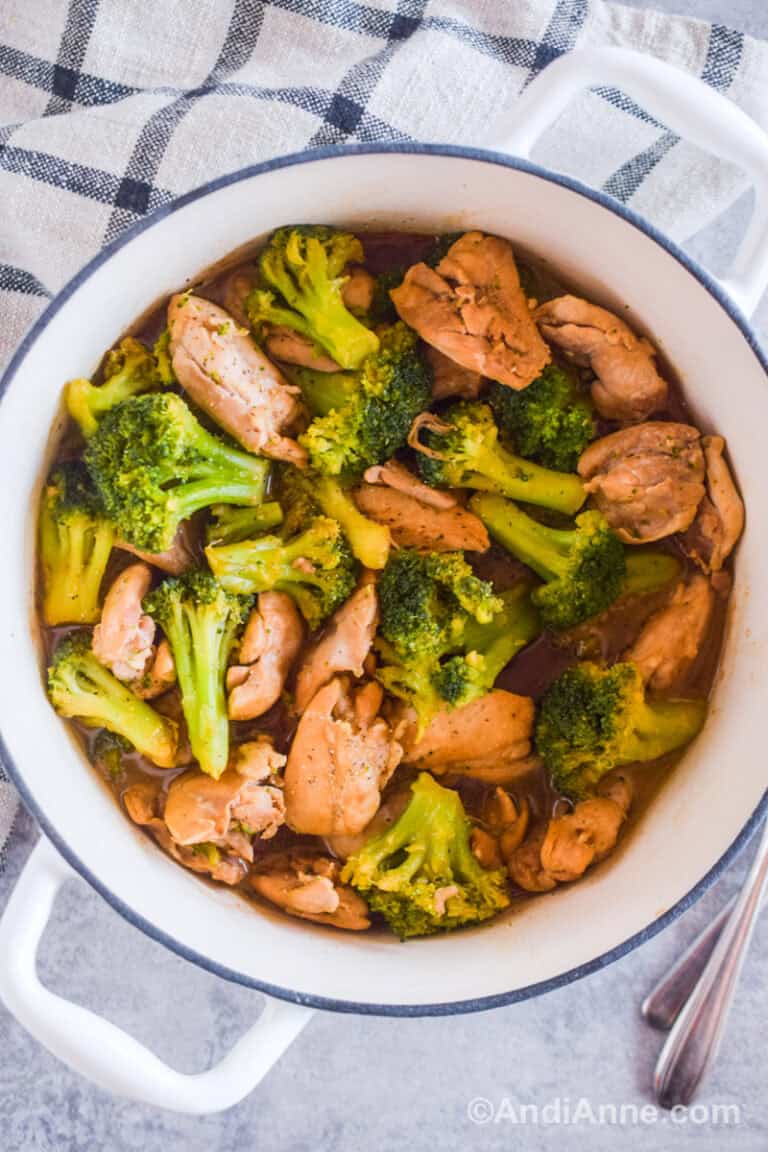 Soy Sauce Chicken Thighs with Broccoli - AndiAnne