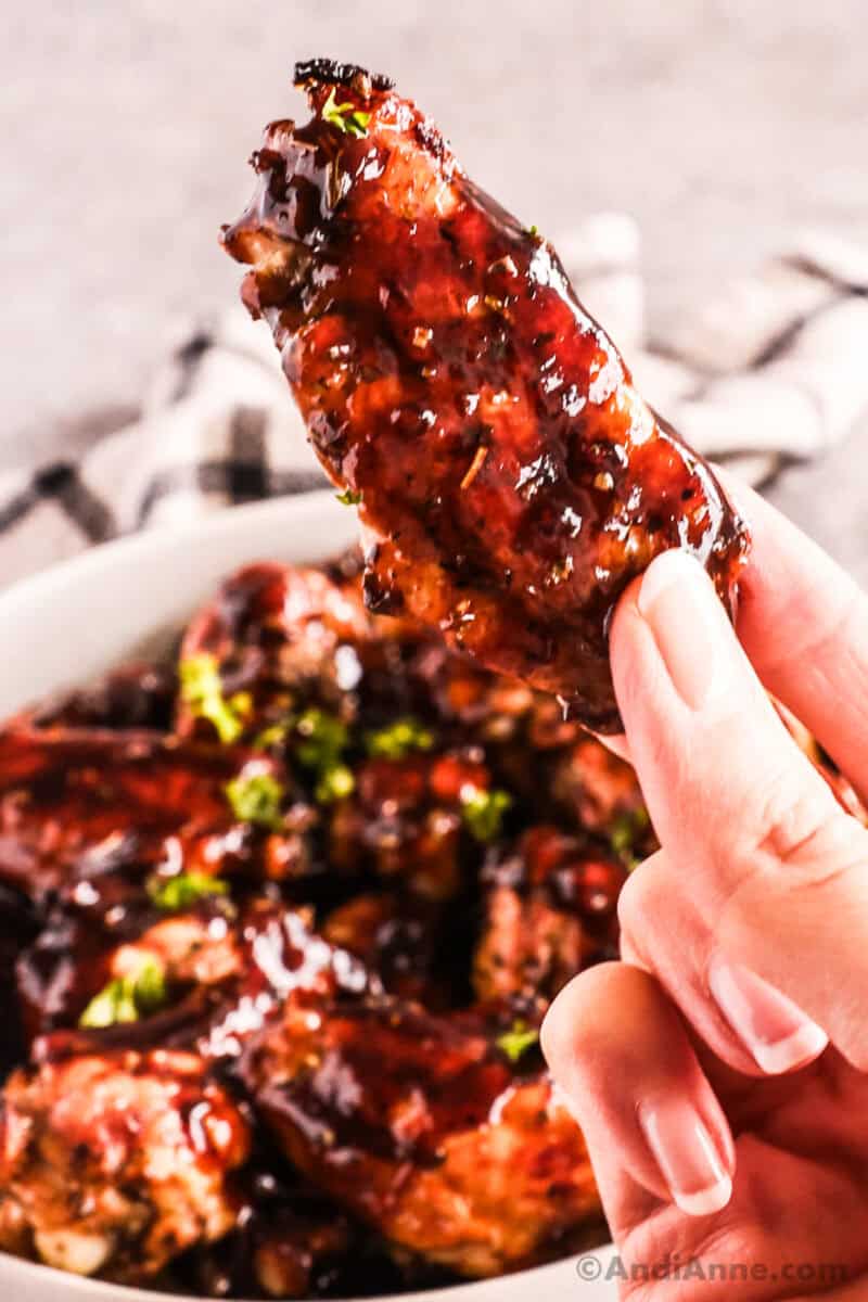 Balsamic Glazed Chicken Wings