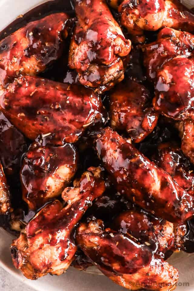 Balsamic Glazed Chicken Wings