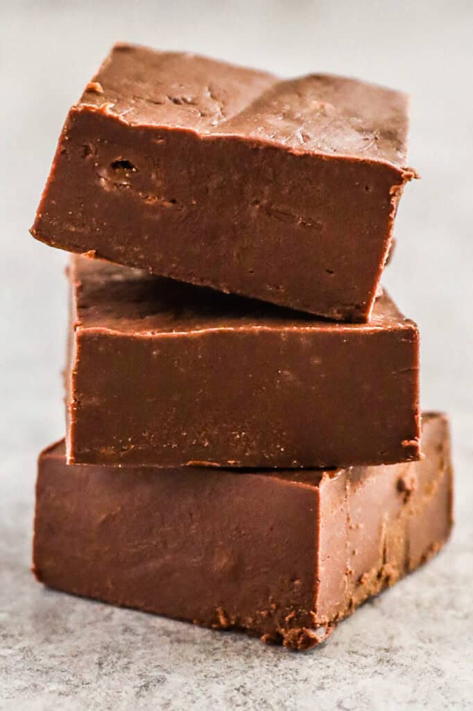 3-Ingredient Chocolate Fudge