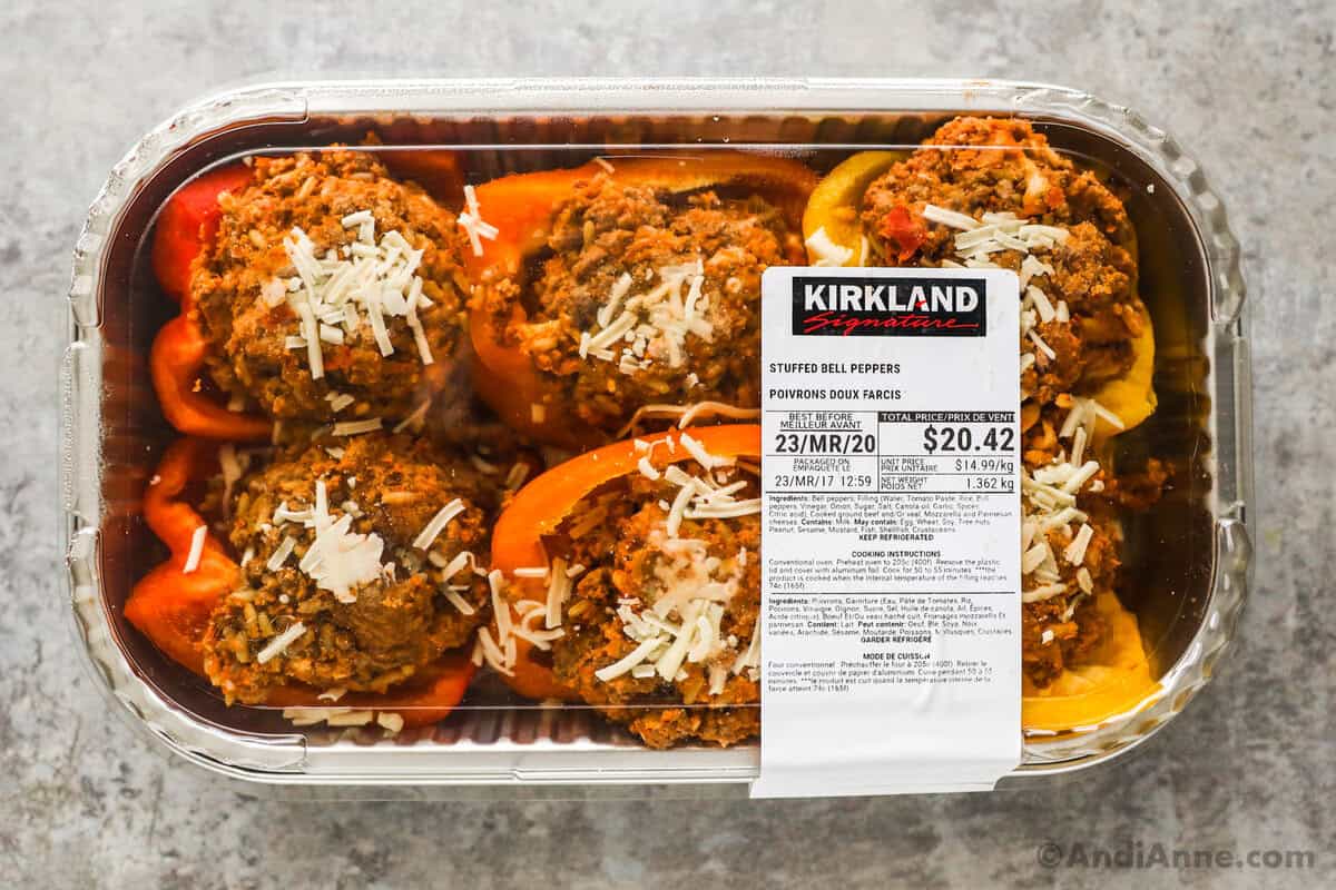 Costco Stuffed Bell Peppers Review + Cooking Tips Review + Instructions ...