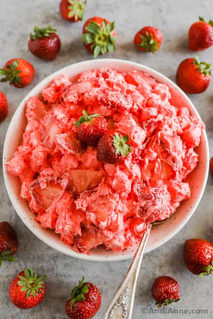 Strawberry Jello Fluff Salad – Easy No-Bake Dessert Recipe
