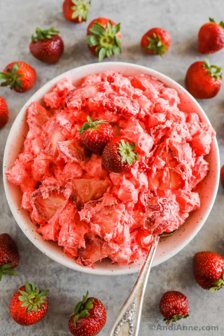 Strawberry Jello Fluff Salad – Easy No-Bake Dessert Recipe