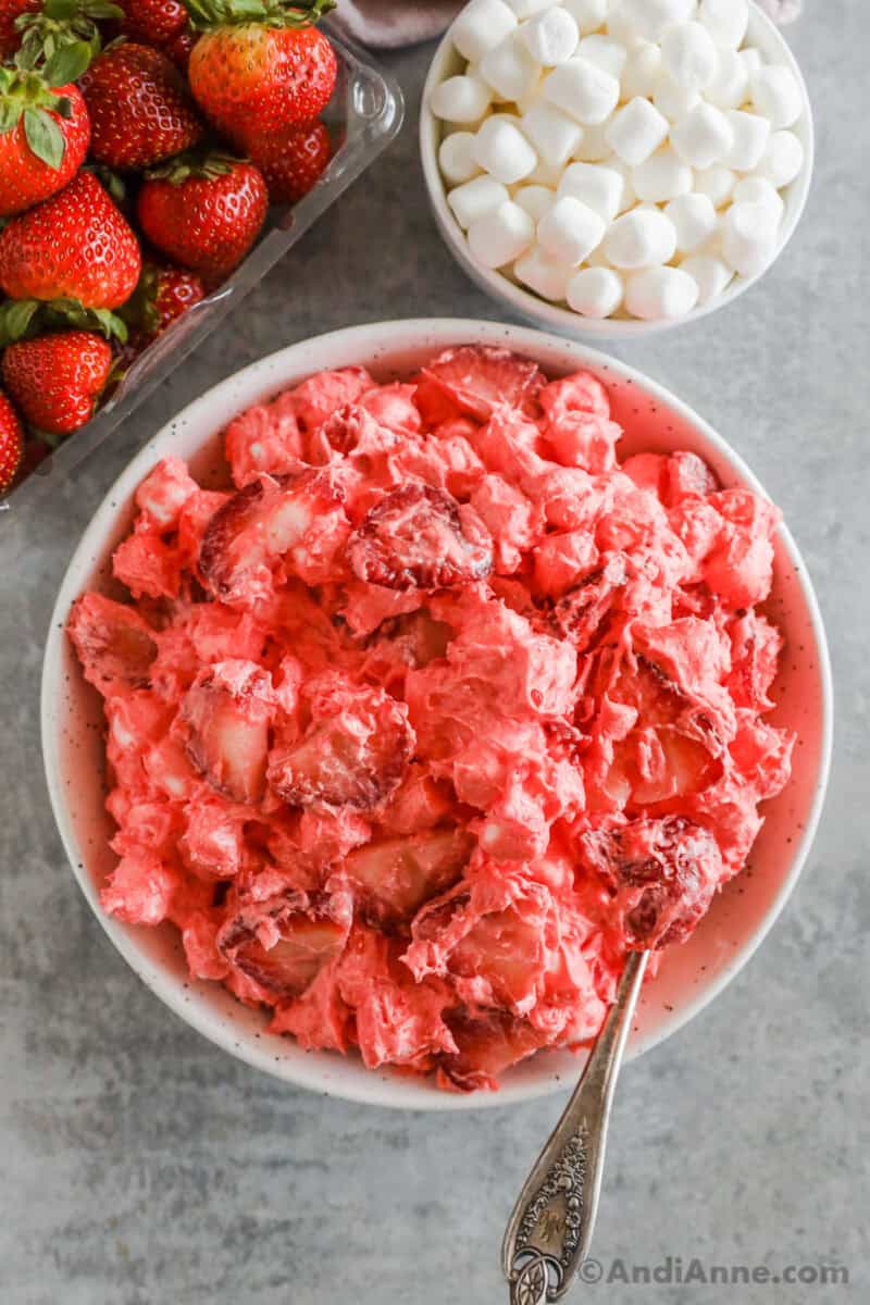 Strawberry Jello Fluff Salad – Easy No-Bake Dessert Recipe