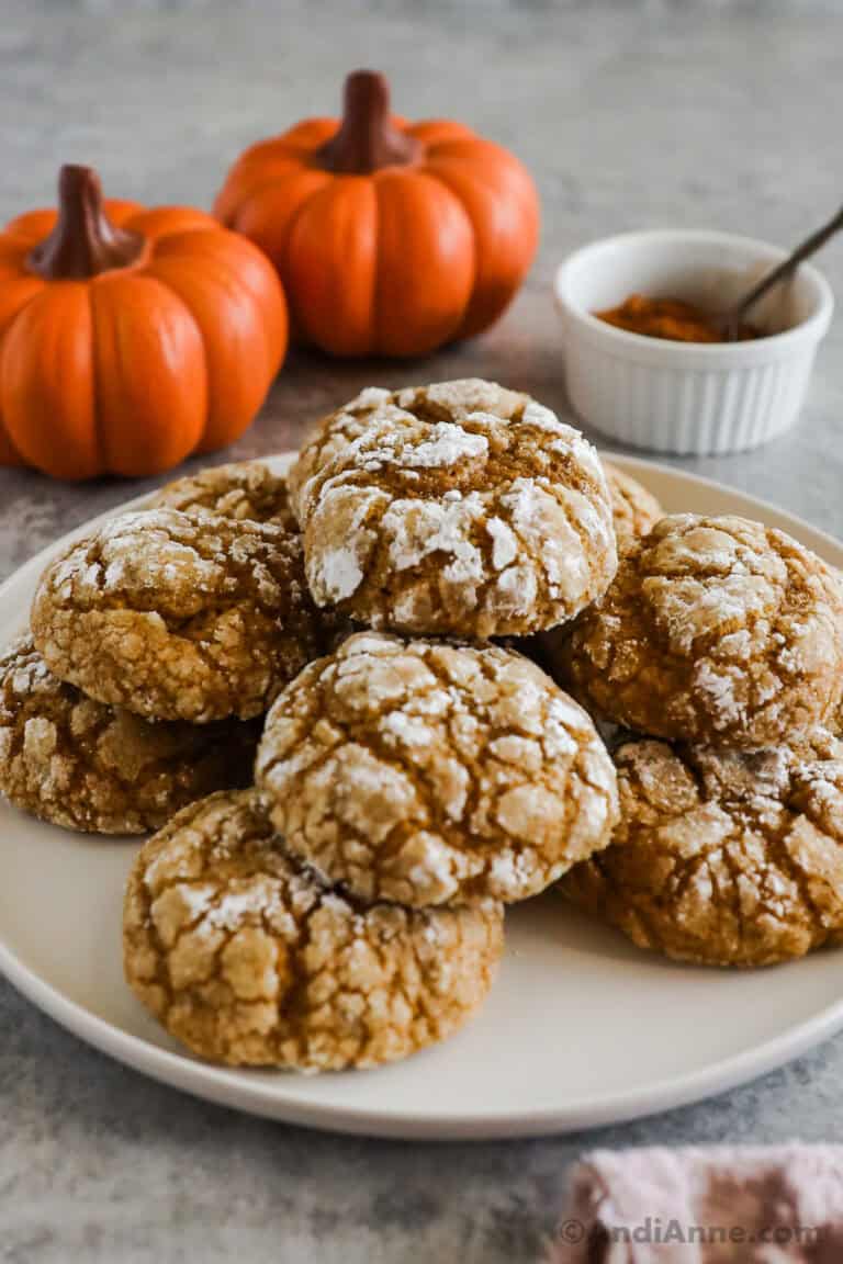 Pumpkin Crinkle Cookies