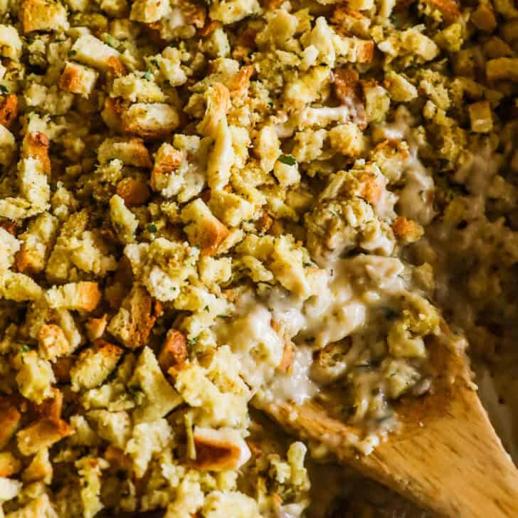 Chicken Stuffing Casserole