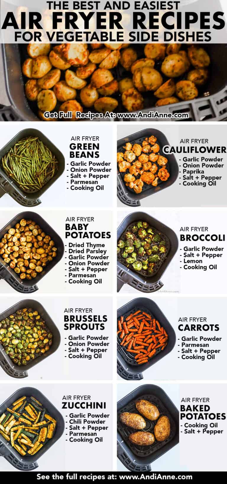 6 Easy Air Fryer Side Dish Recipes